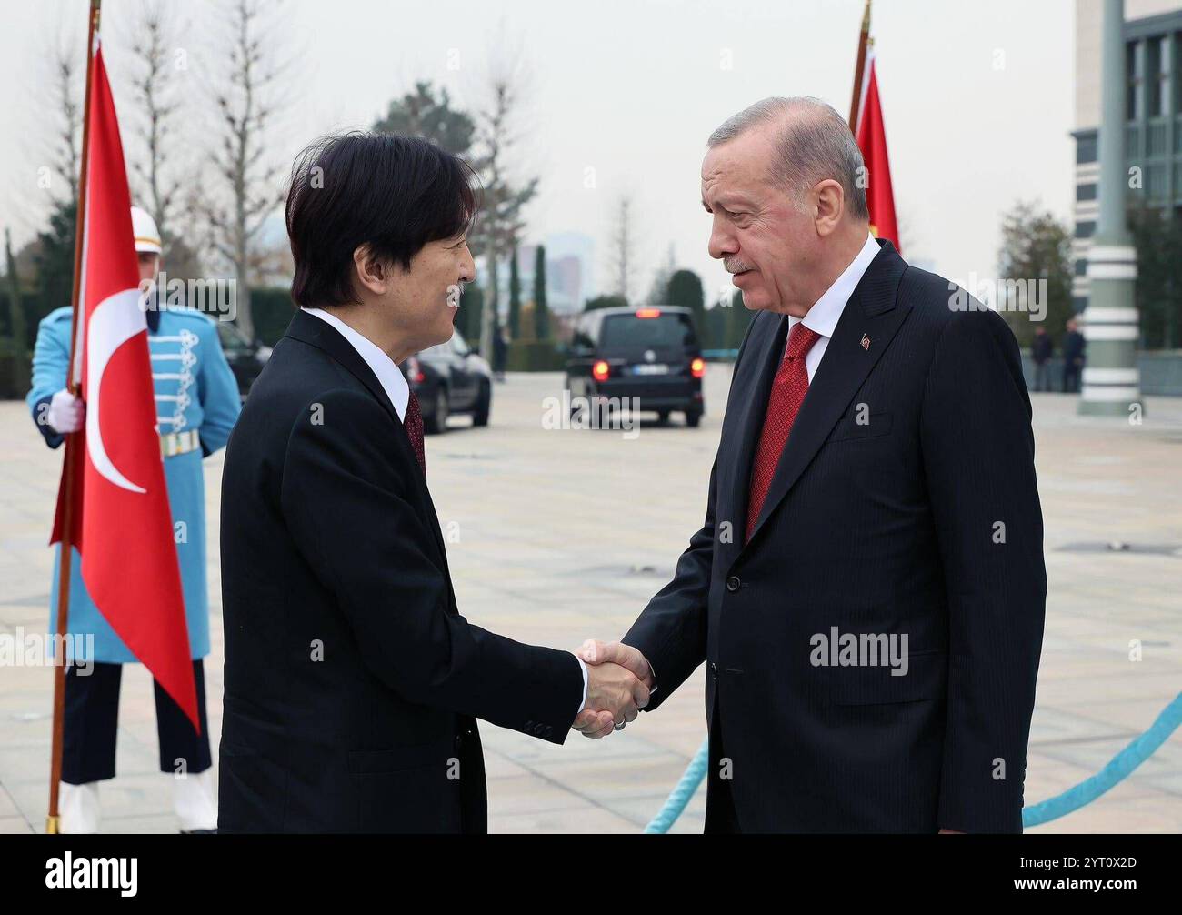 Turkish President Recep Tayyip Erdogan meets with Japanese Crown Prince ...