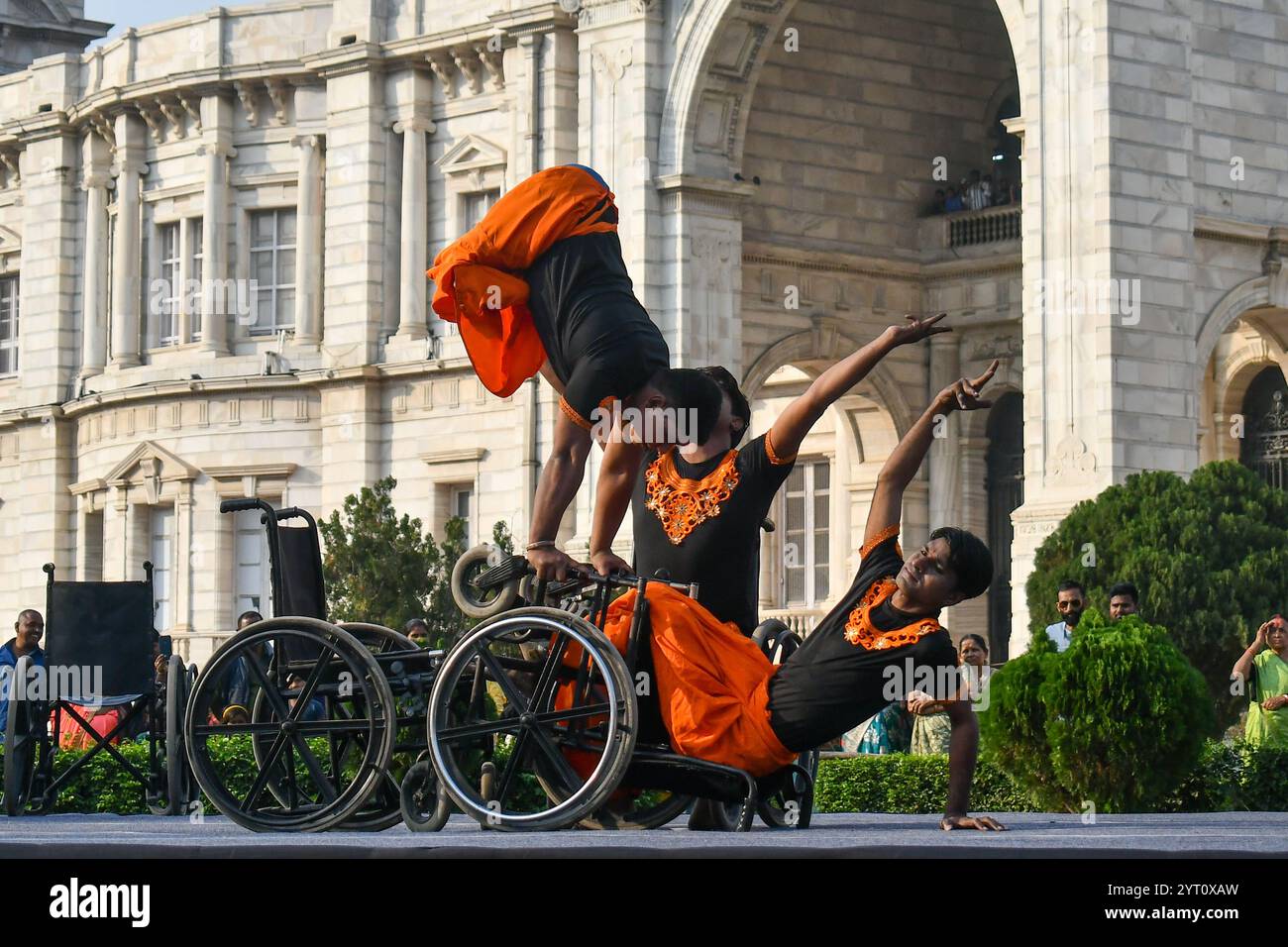 A specially abled group, 'Nava Uttan Group', performs a special ...