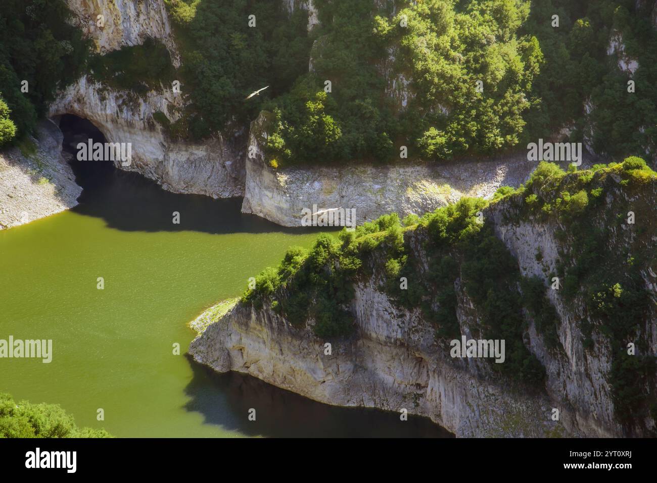 Canyon of river uvac special nature reserve in serbia hi-res stock ...