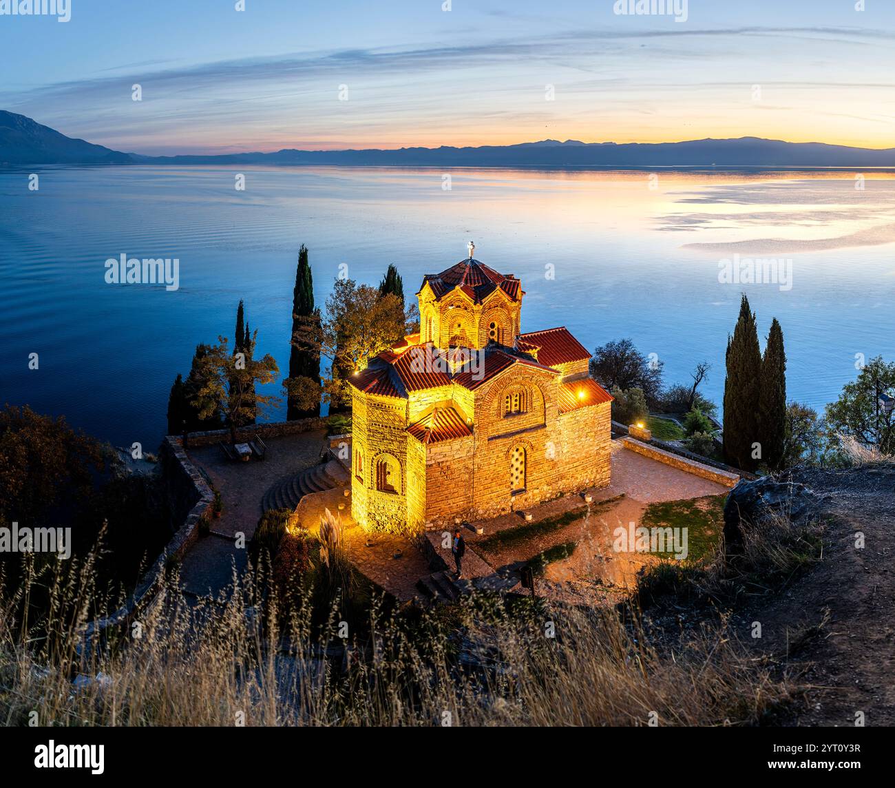 Ohrid landmarks, North Macedonia Stock Photo - Alamy
