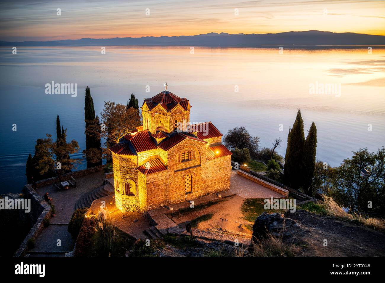 Ohrid landmarks, North Macedonia Stock Photo - Alamy