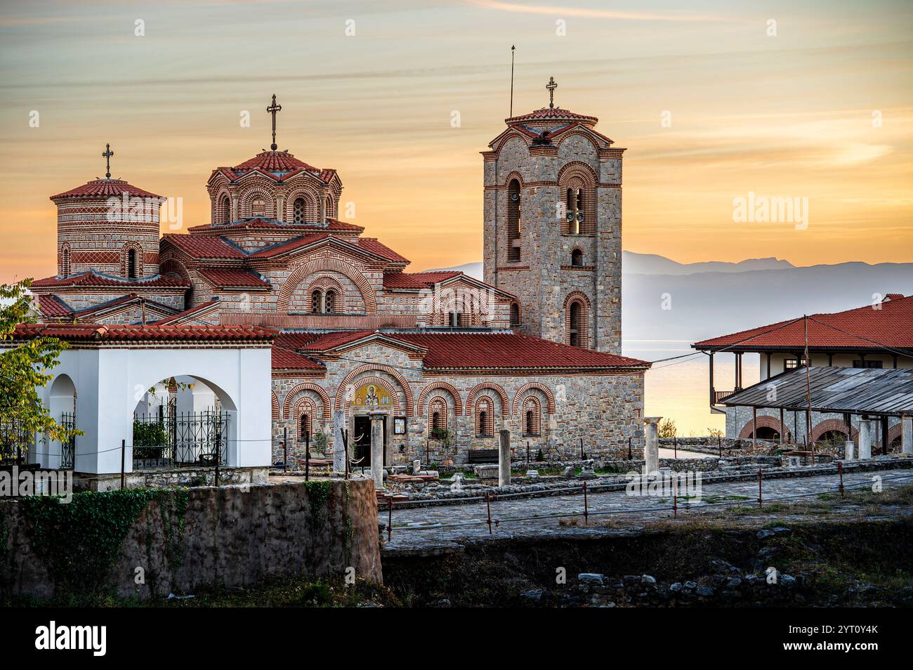 Ohrid landmarks, North Macedonia Stock Photo - Alamy