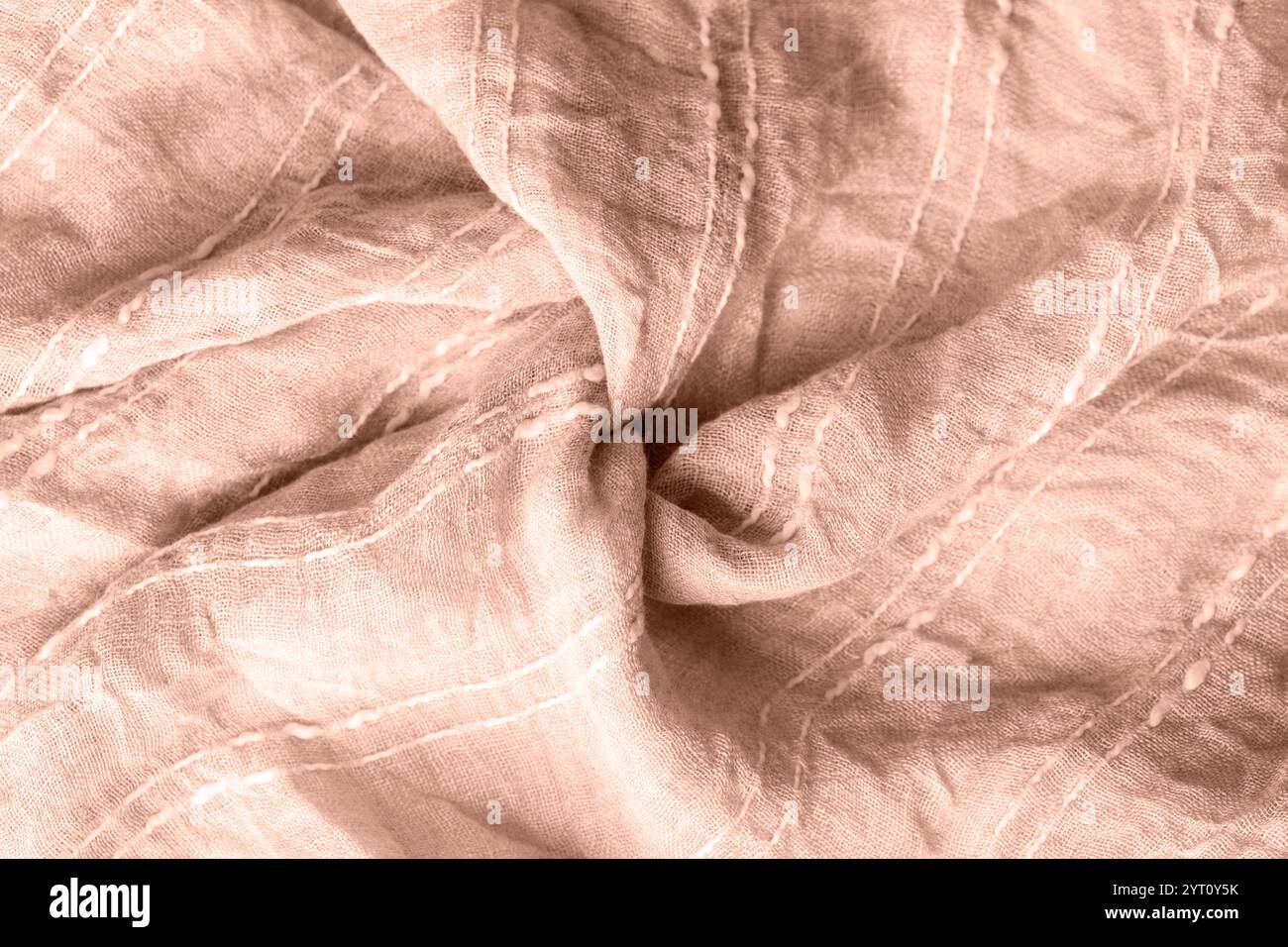 Light brown cotton fabric texture. Coarse twisted fabric, background ...