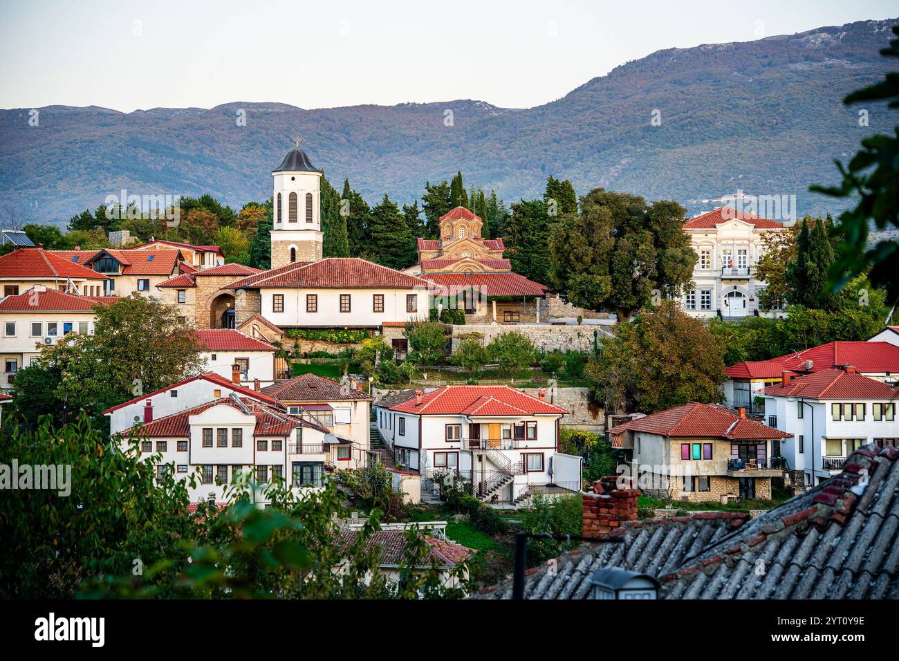 Ohrid landmarks, North Macedonia Stock Photo - Alamy