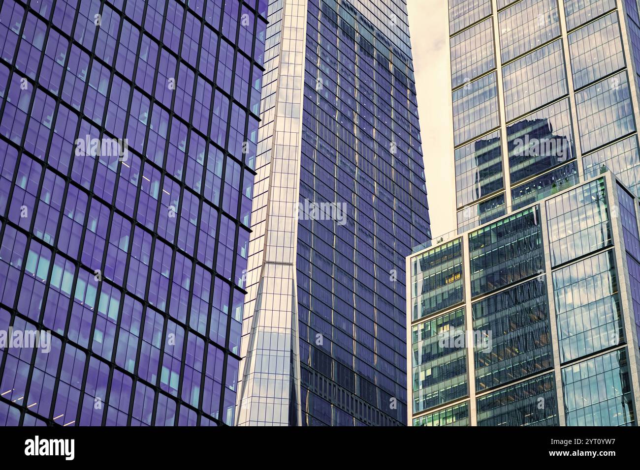 Modern city perspective. Skyscraper in metropolis city. City downtown ...