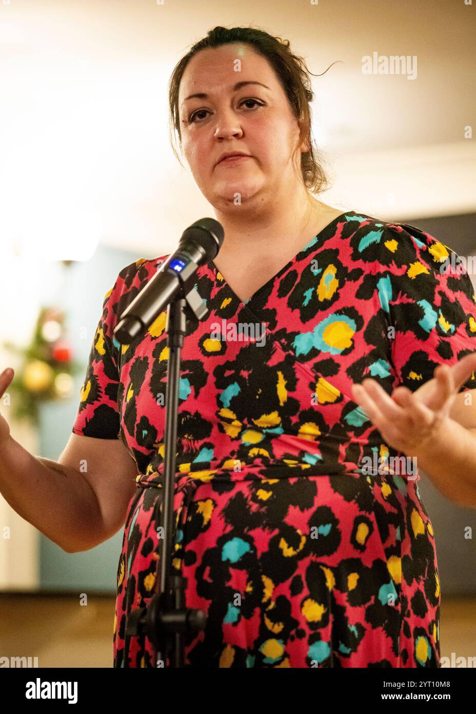 Alexis Roy performing at the Cancer Research UK City of London Friends ...