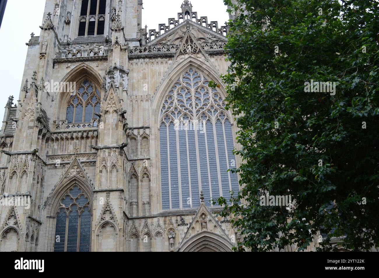 Beautiful ancient architecture of York Minster Stock Photo - Alamy