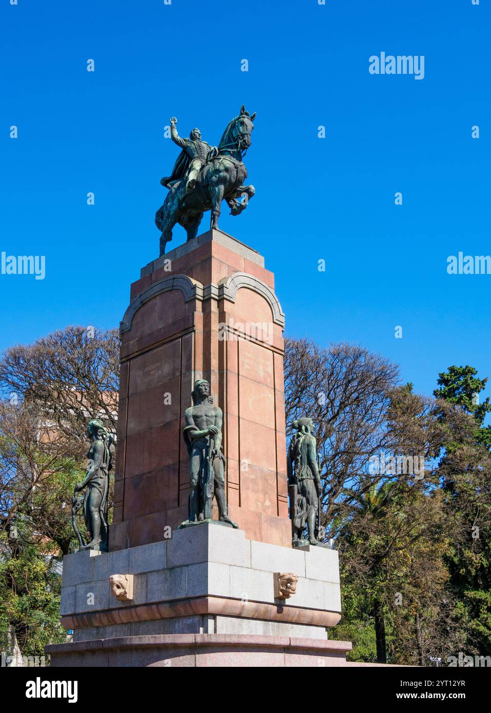 Monument to General Carlos Maria de Alvear in Recoleta Park Buenoa ...