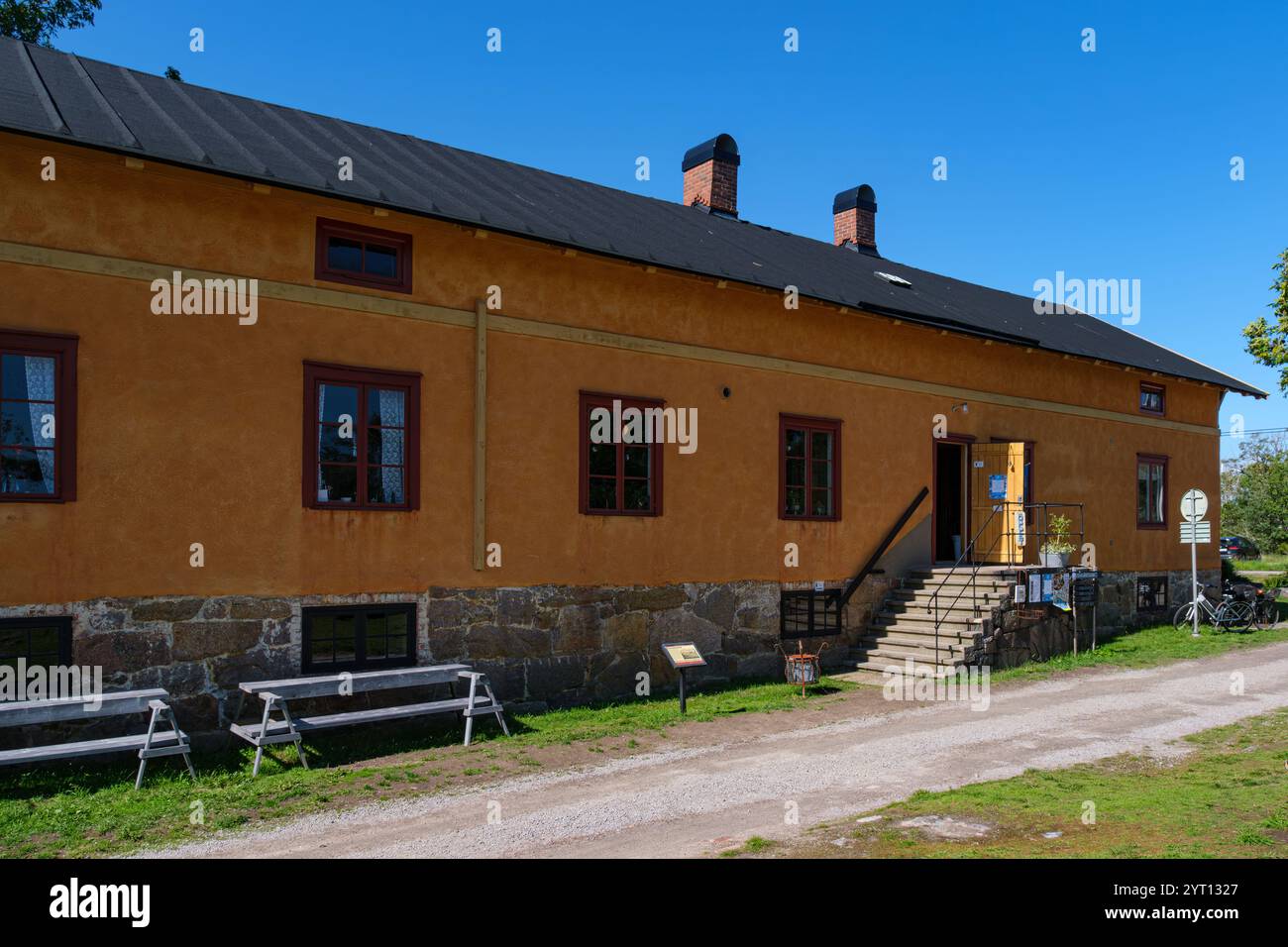 The manor house of Tjurkö Stenhuggeri, an industrial monument and ...