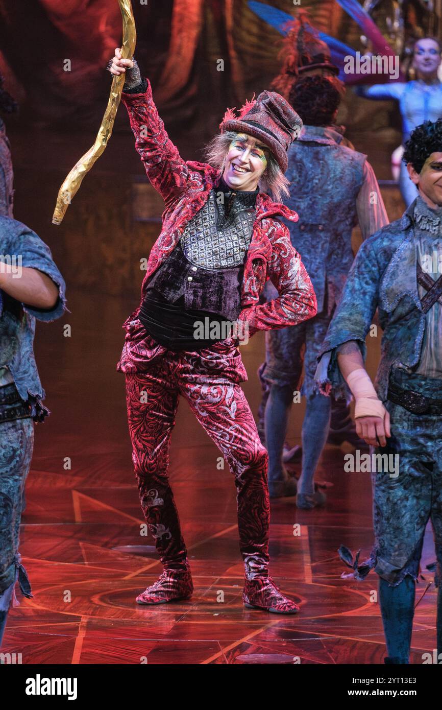 EDITORIAL USE ONLY) Artists perform during Alegría by Cirque Du Soleil ...