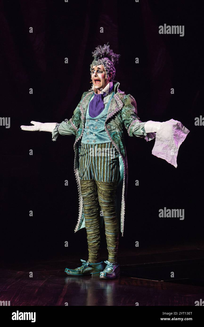 EDITORIAL USE ONLY) Artists perform during Alegría by Cirque Du Soleil ...