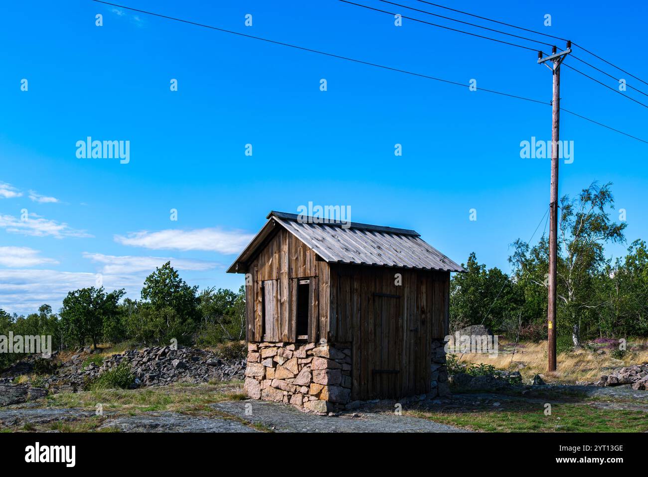 Blaster's house, historic powder house for storing black powder in the ...