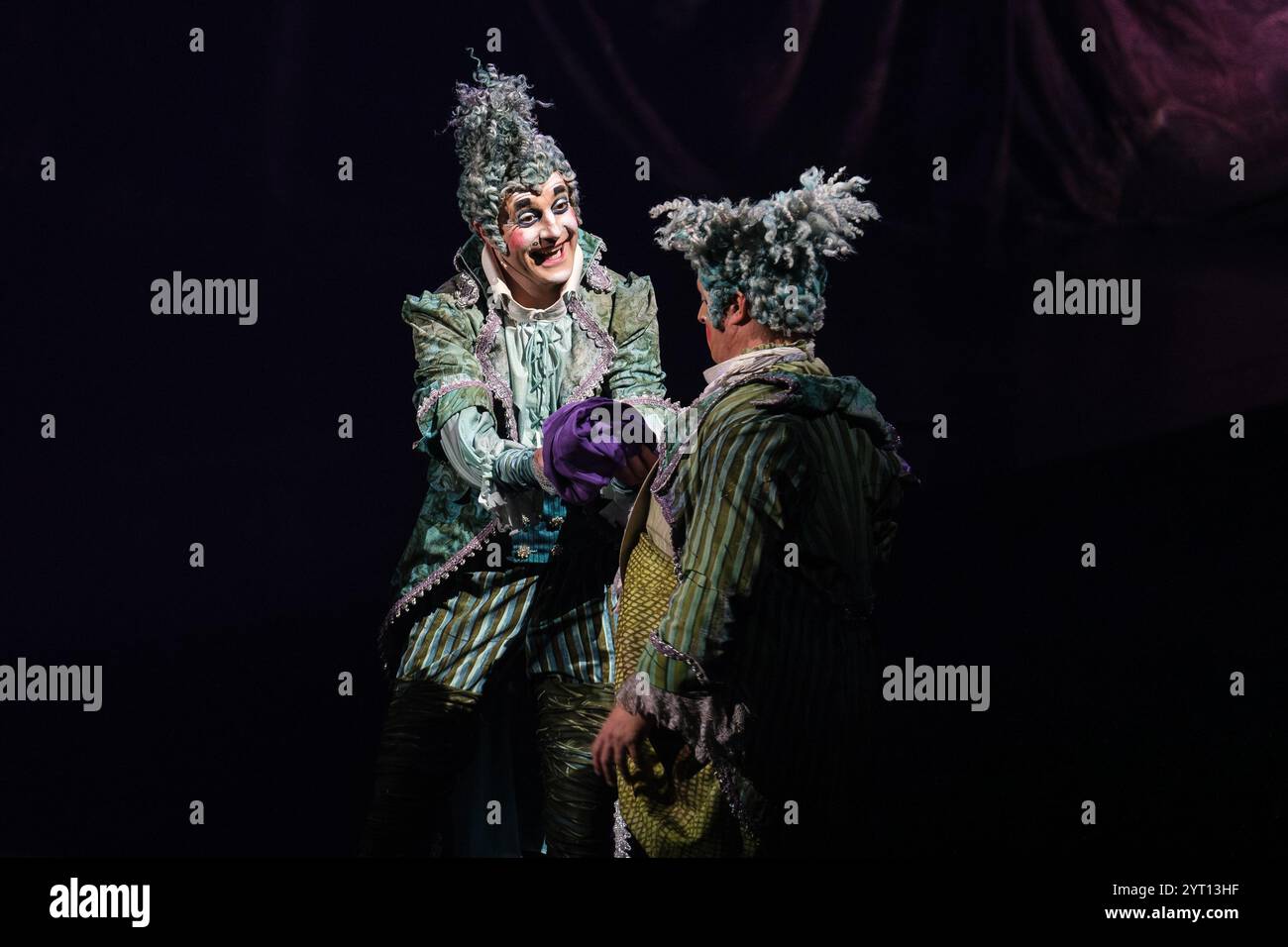 EDITORIAL USE ONLY) Artists perform during Alegría by Cirque Du Soleil ...