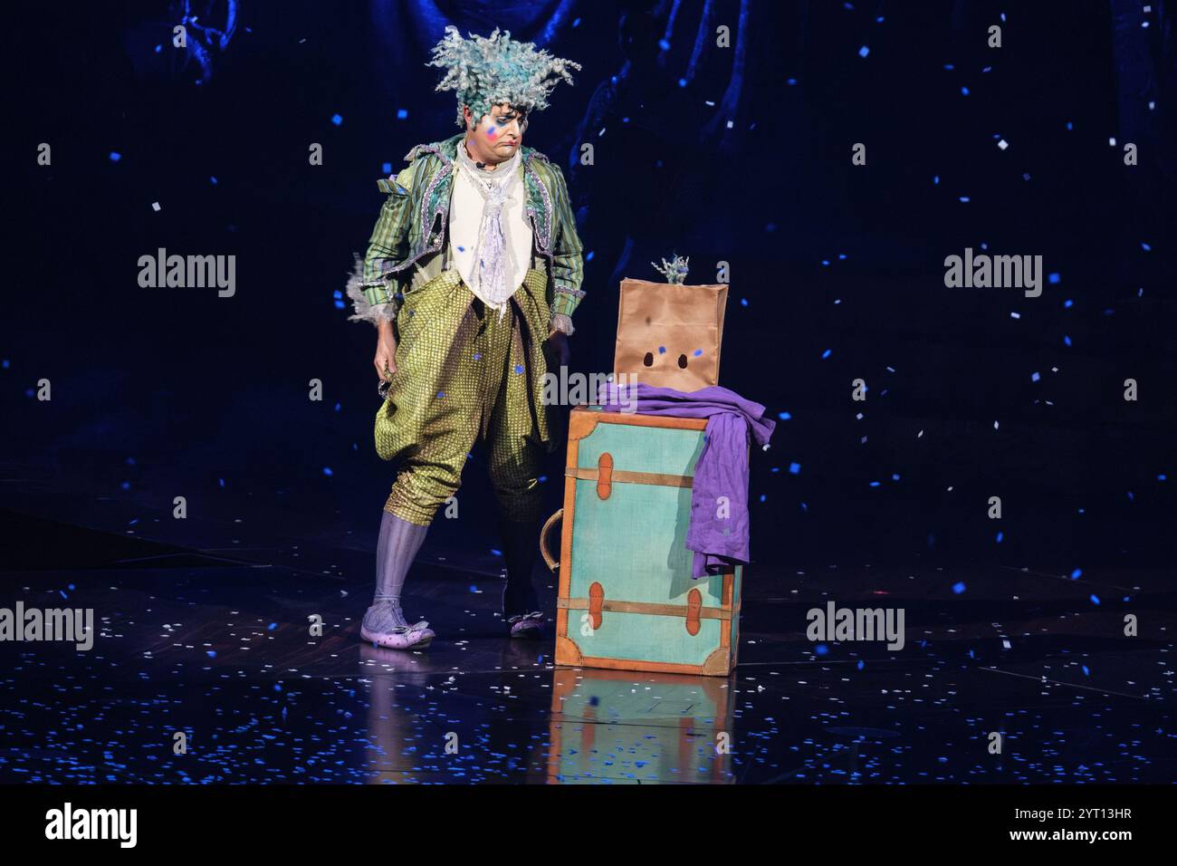 EDITORIAL USE ONLY) Artists perform during Alegría by Cirque Du Soleil ...