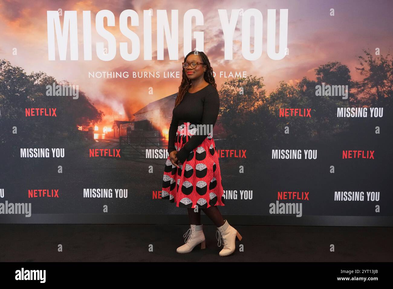 Victoria Asare Archer poses for photographers at a photo call for the ...