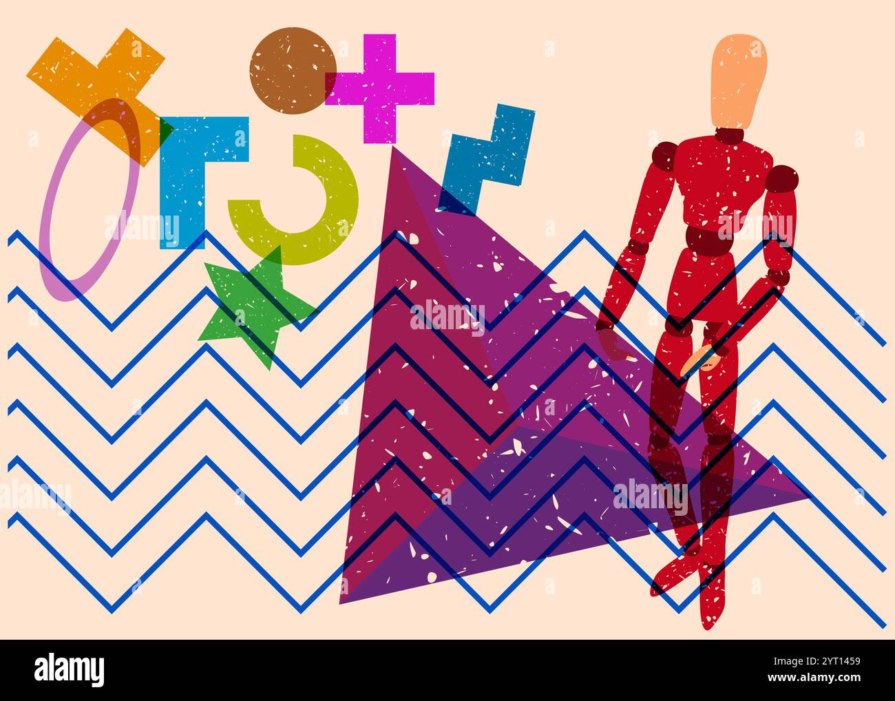Human style puppet Stock Vector Images - Alamy