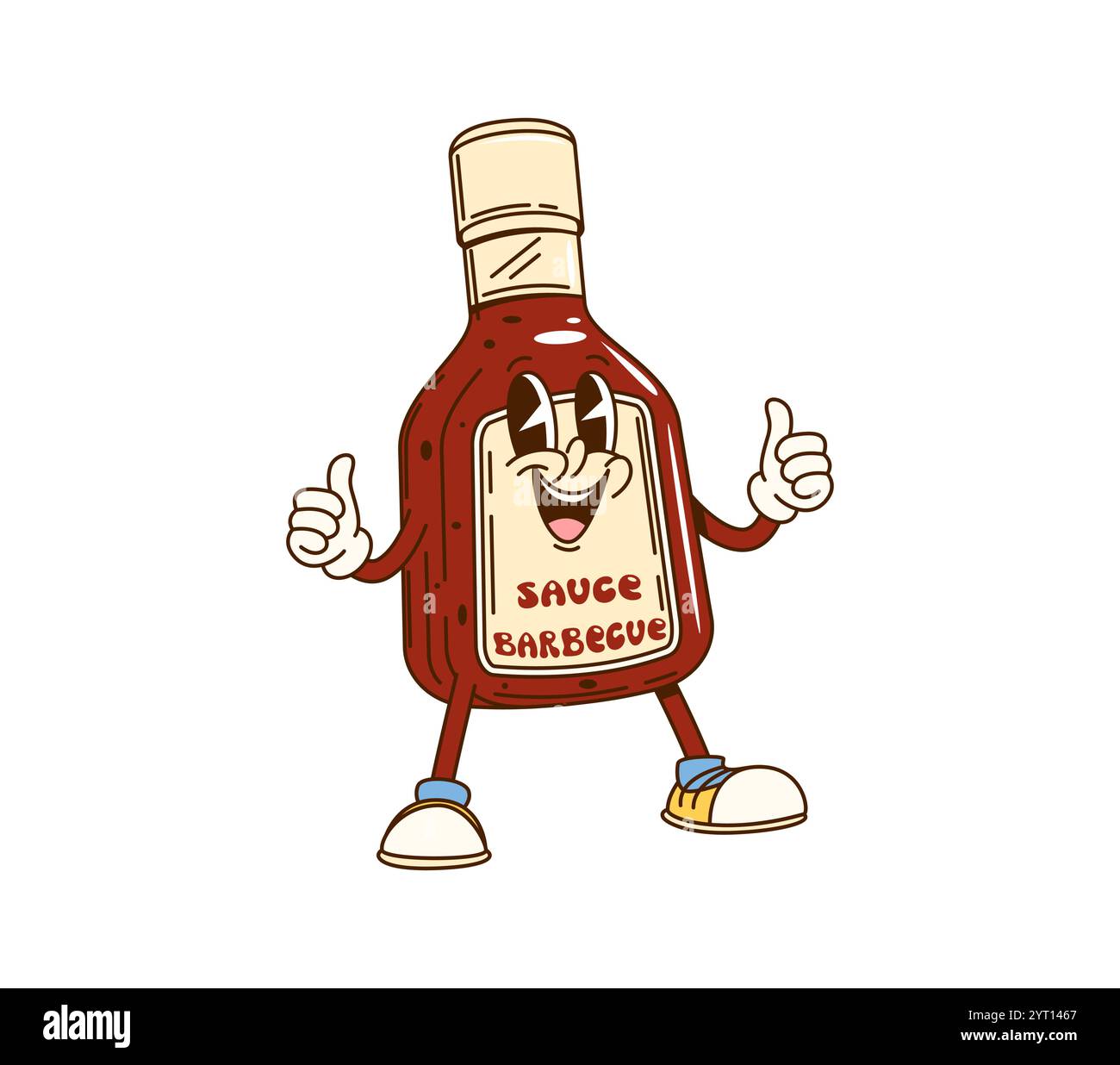 Cartoon Bbq Food