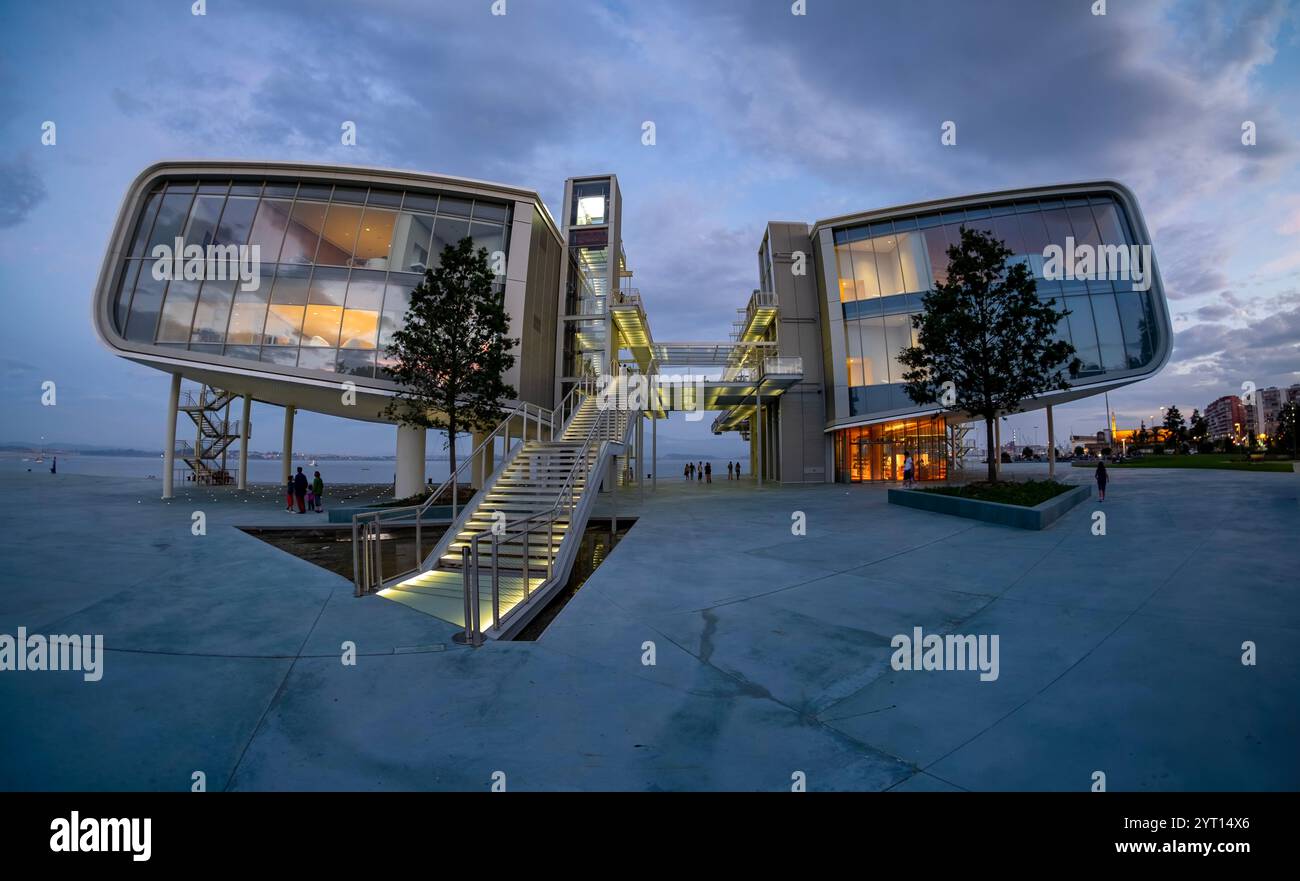 Botin Center Museum Art and Culture. Botin Foundation, architect Renzo ...