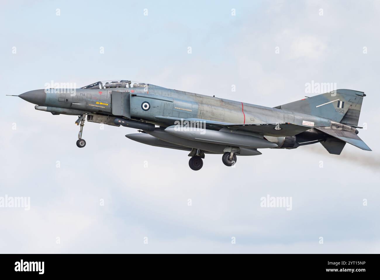 A McDonnell Douglas F-4E Phantom II supersonic jet interceptor and ...