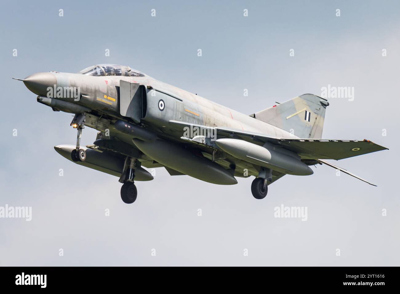 A McDonnell Douglas F-4E Phantom II supersonic jet interceptor and ...