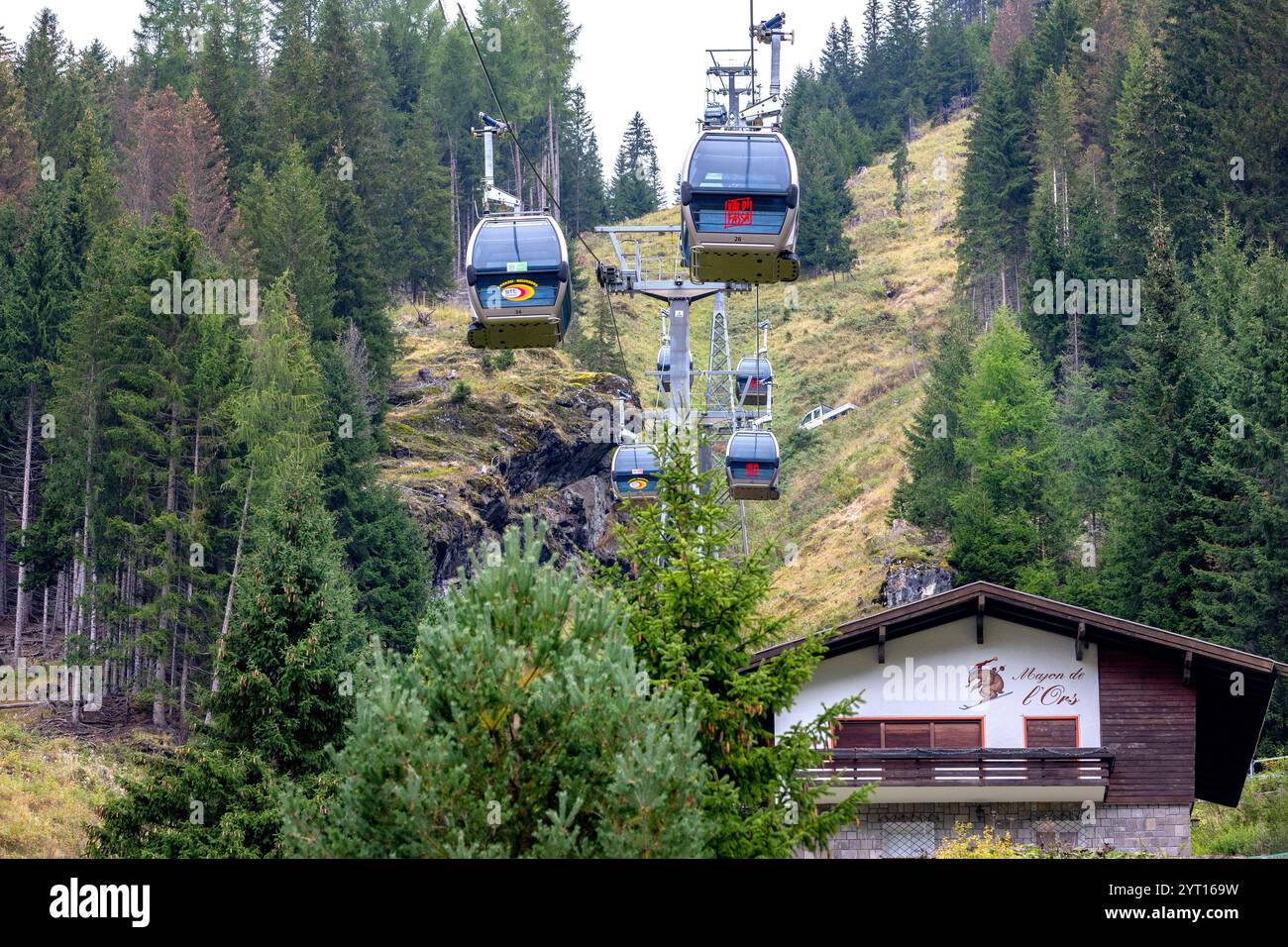 Canazei ski resort town hi-res stock photography and images - Alamy