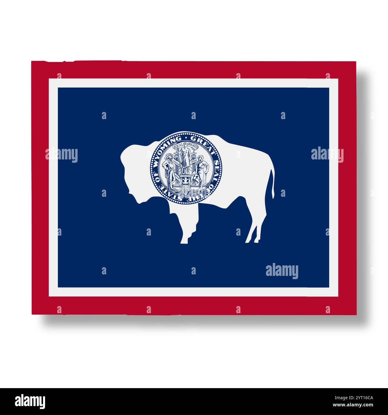 Map of cheyenne wyoming hi-res stock photography and images - Alamy