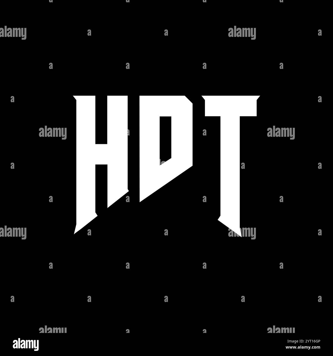 HDT letter logo design for technology company. HDT logo design black ...