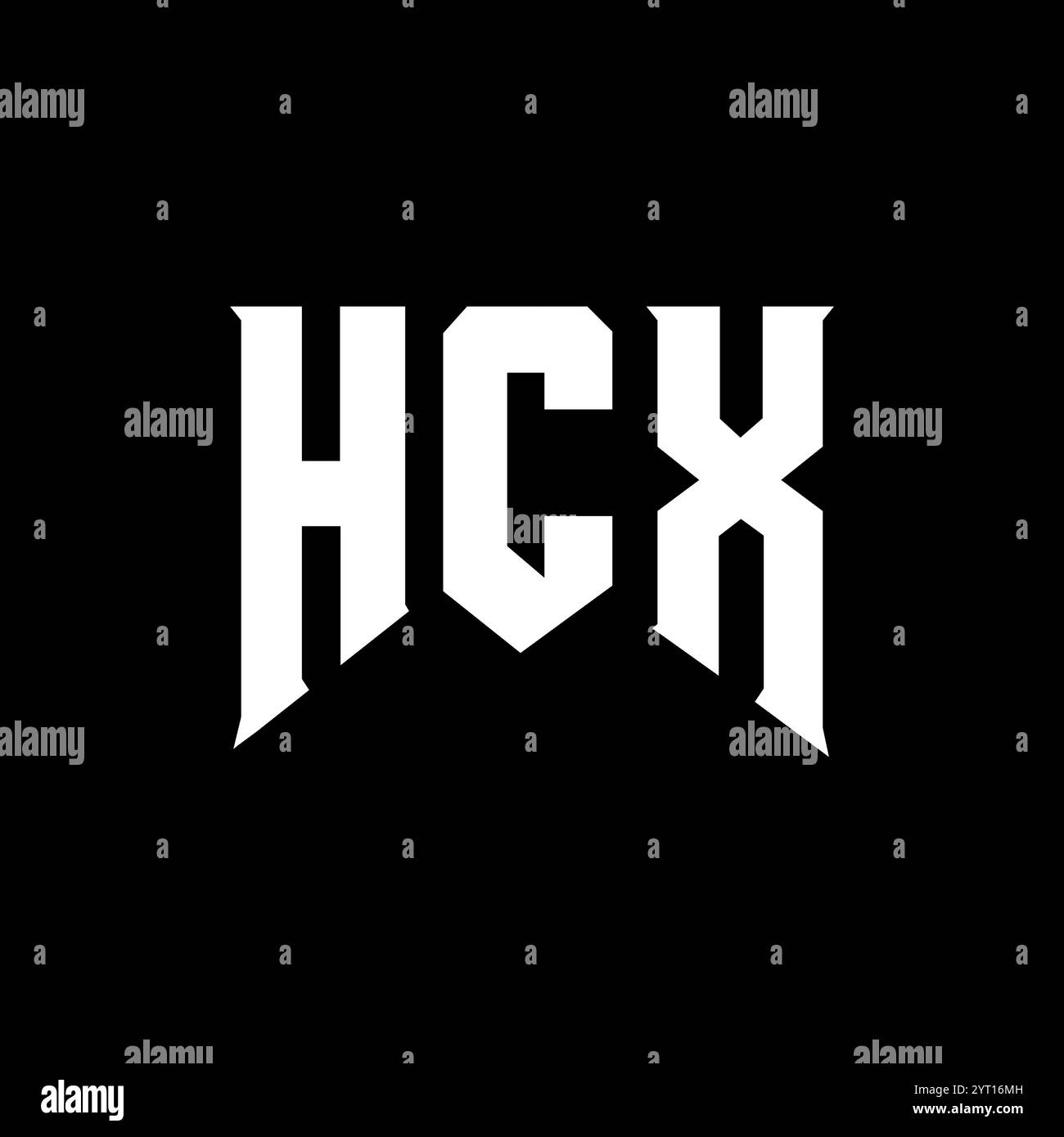 Hcx logo design hi-res stock photography and images - Alamy