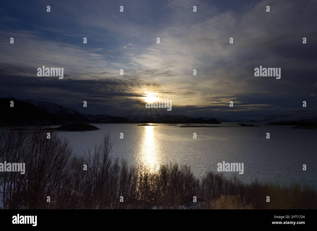 The spectacular environment of Sommaroy in Norway, colors and ...