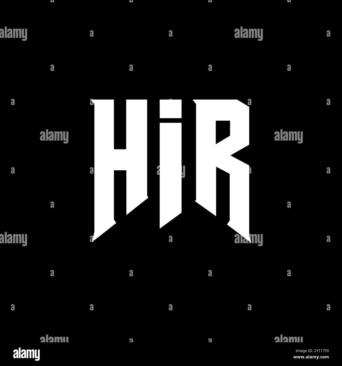 Hir tech logo Black and White Stock Photos & Images - Alamy