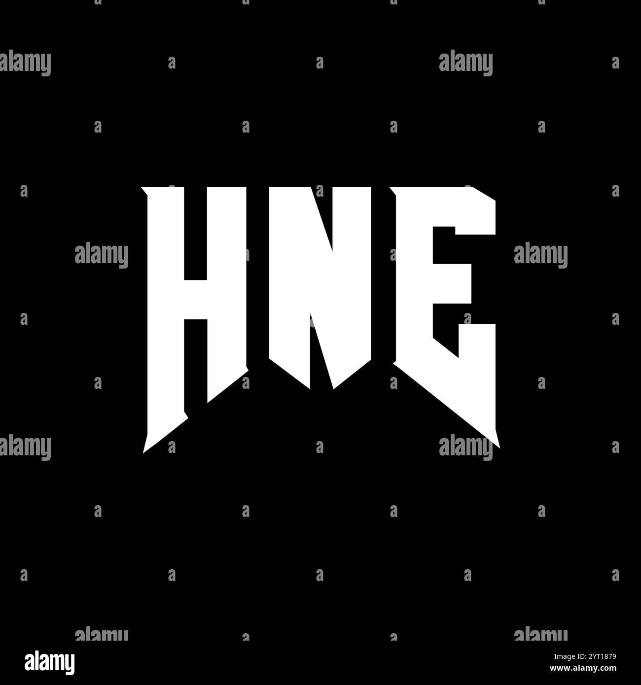 Hne logo design Stock Vector Images - Alamy