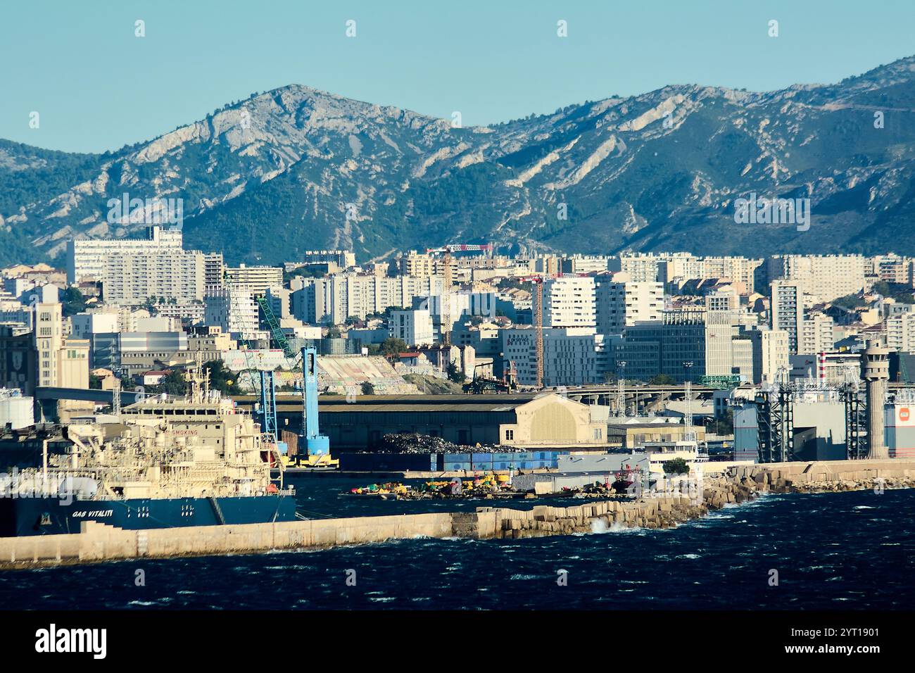 Marseille, France - December 05, 2024: Stunning skyline of Marseille ...