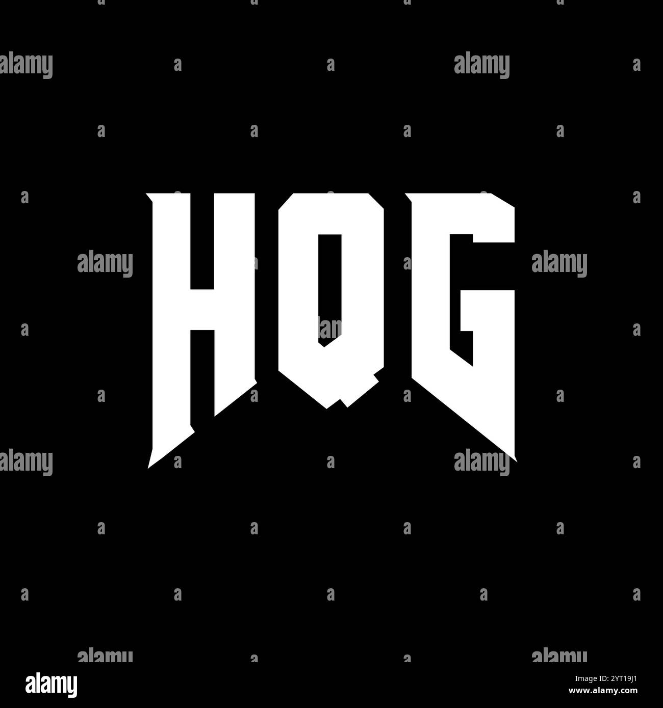 Hqg logo design hi-res stock photography and images - Alamy