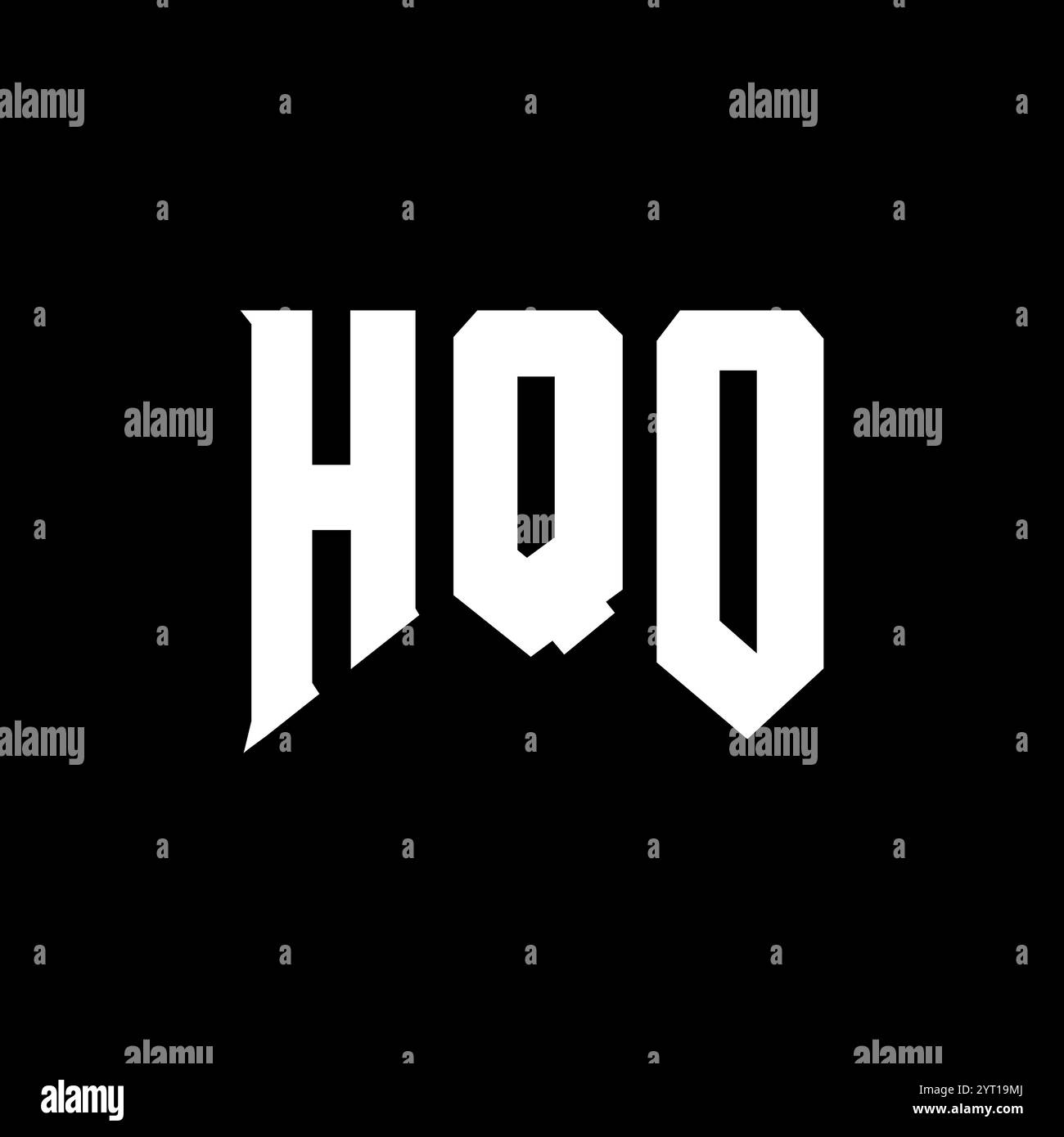 Hqo logo design Stock Vector Images - Alamy