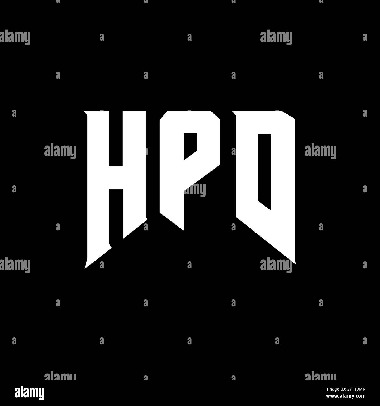 HPD letter logo design for technology company. HPD logo design black ...
