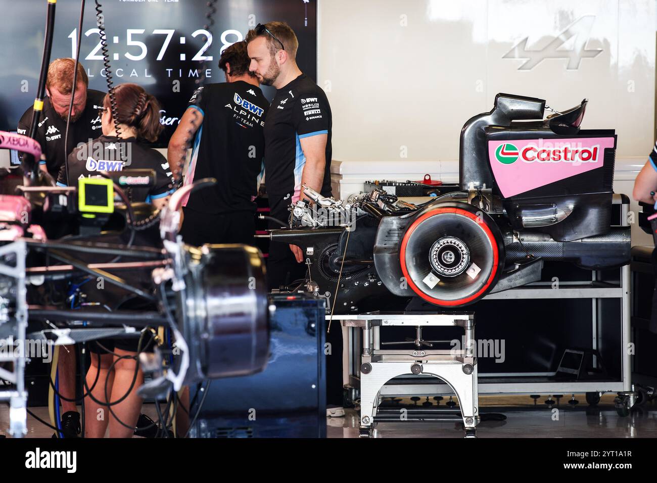 Alpine F1 Team A524, mechanical detail gearbox, boite de vitesse during ...