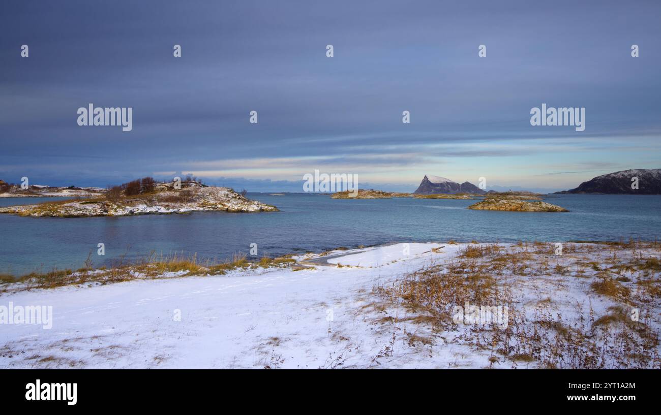 The spectacular environment of Sommaroy in Norway, colors and ...
