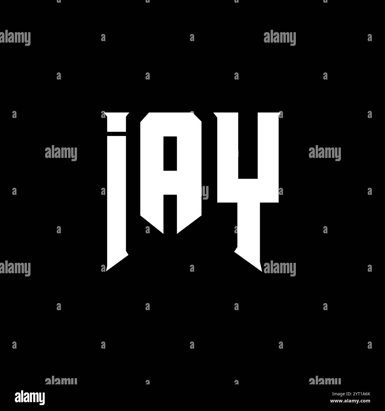 Iay logo design Black and White Stock Photos & Images - Alamy
