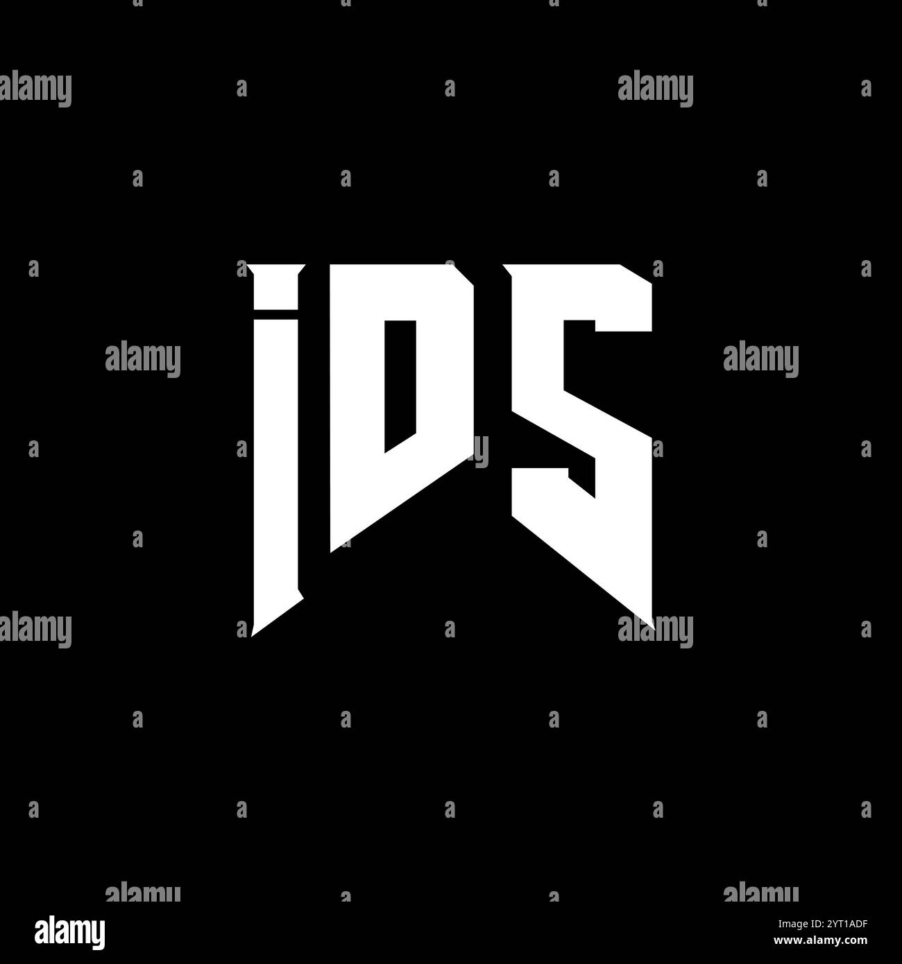 IDS letter logo design for technology company. IDS logo design black ...