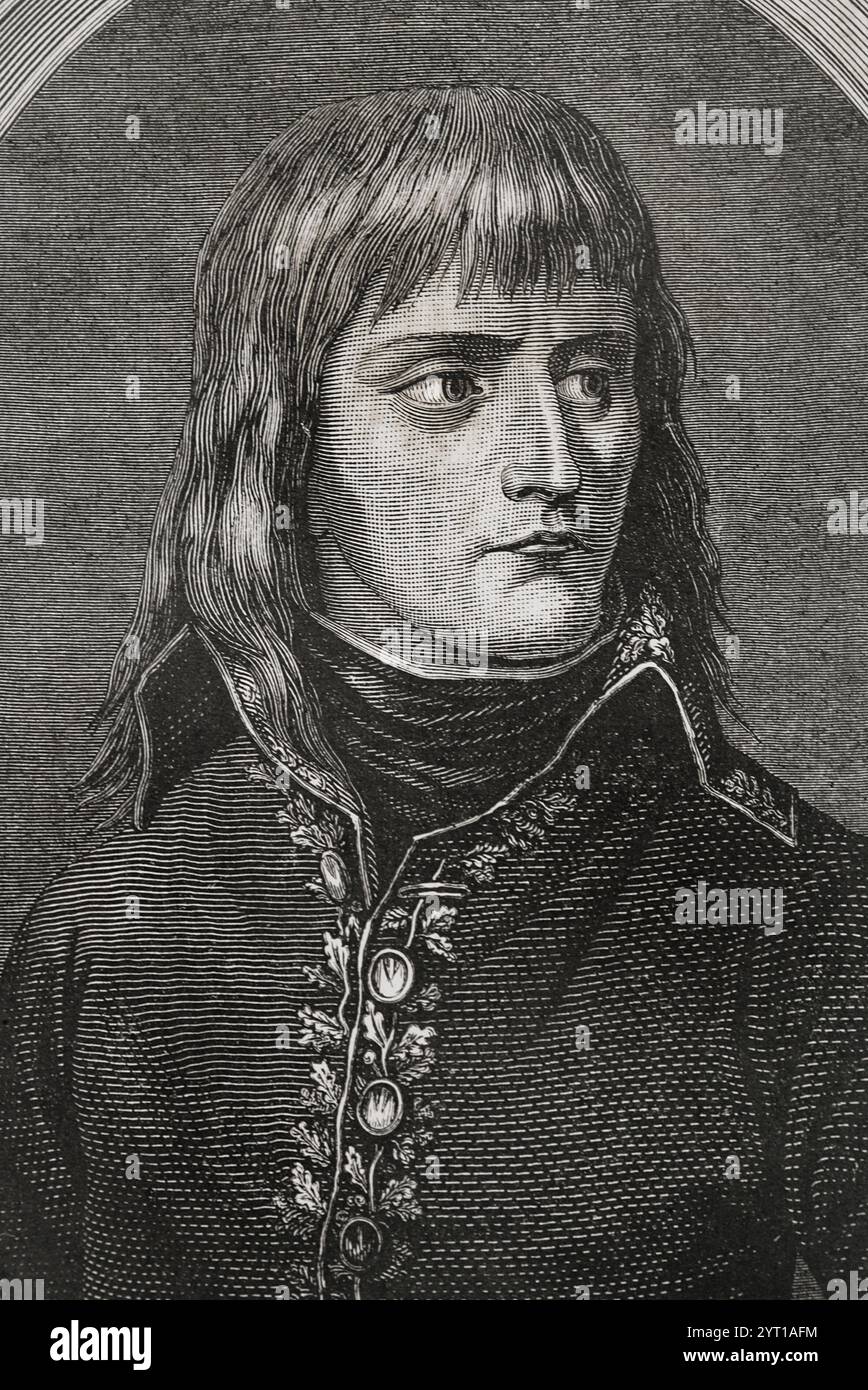 Napoleon I Bonaparte (1769-1821). Consul for Life (1802) and Emperor of ...