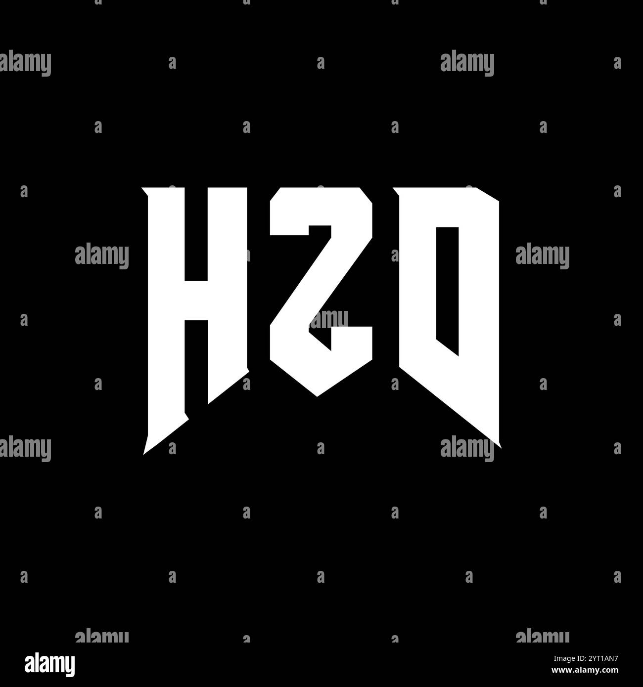 Hzd minimalist logo Stock Vector Images - Alamy