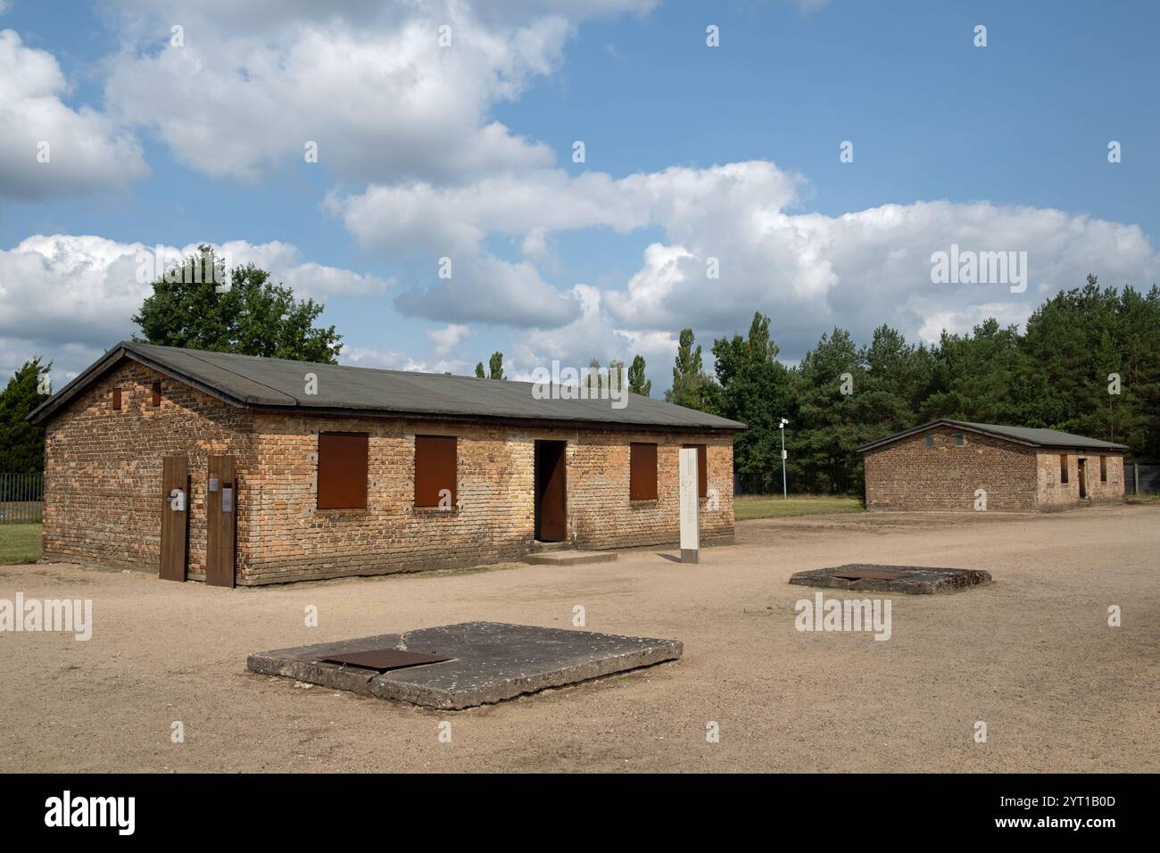 Barracks at the Soviet Special Camp at the Sachsenhausen Memorial and ...