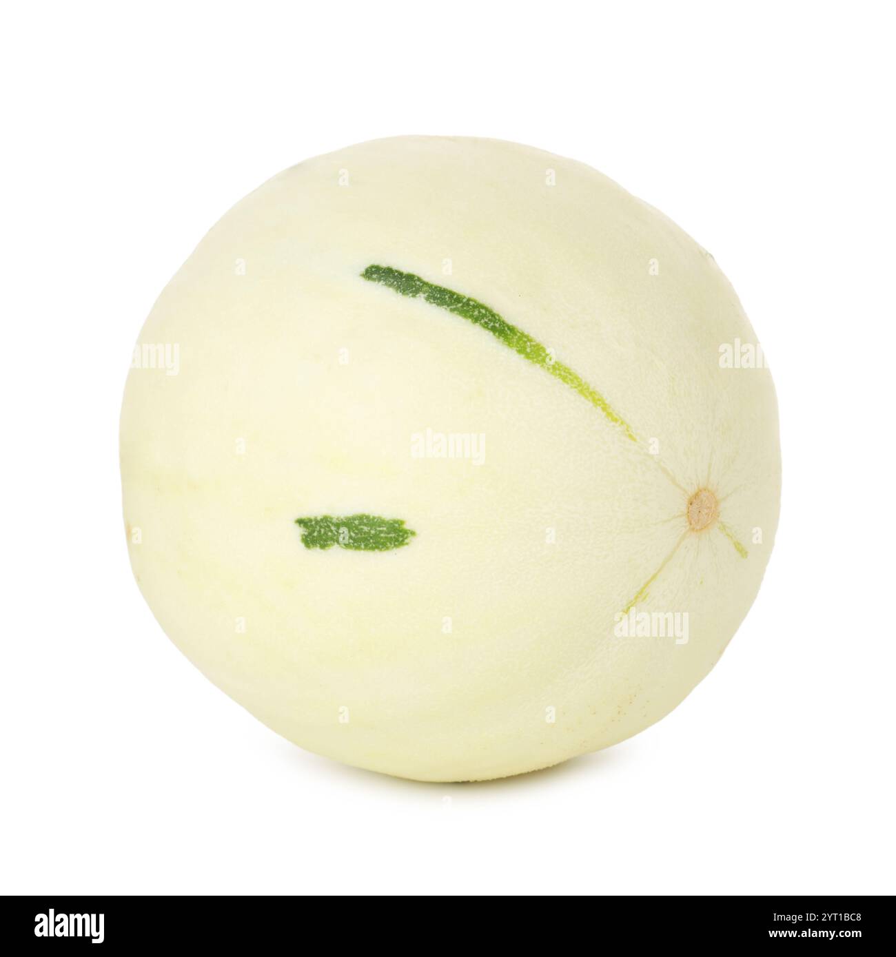 One fresh ripe melon isolated on white Stock Photo - Alamy