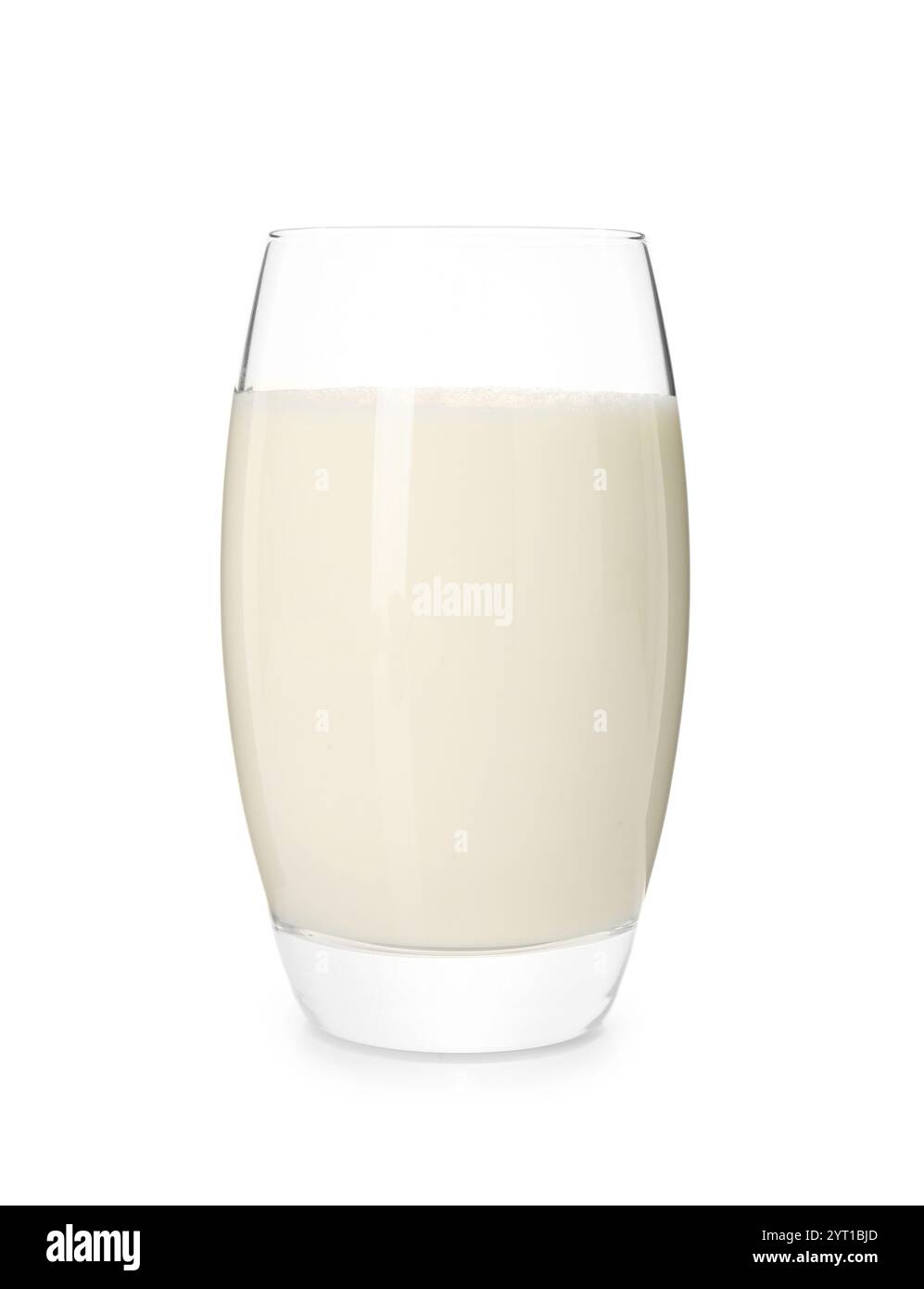 Delicious protein shake in glass isolated on white Stock Photo - Alamy