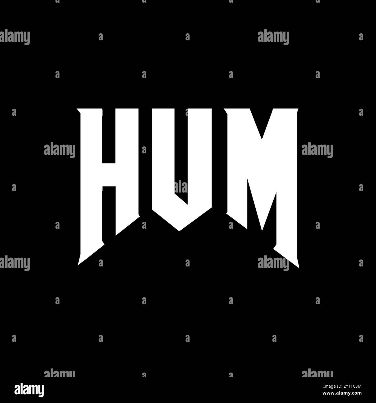 HVM letter logo design for technology company. HVM logo design black ...
