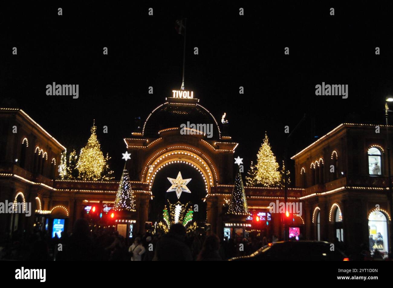 Copenhagen/ DenmarK/05 December 2024/ Jul i tivoli or christmas season ...