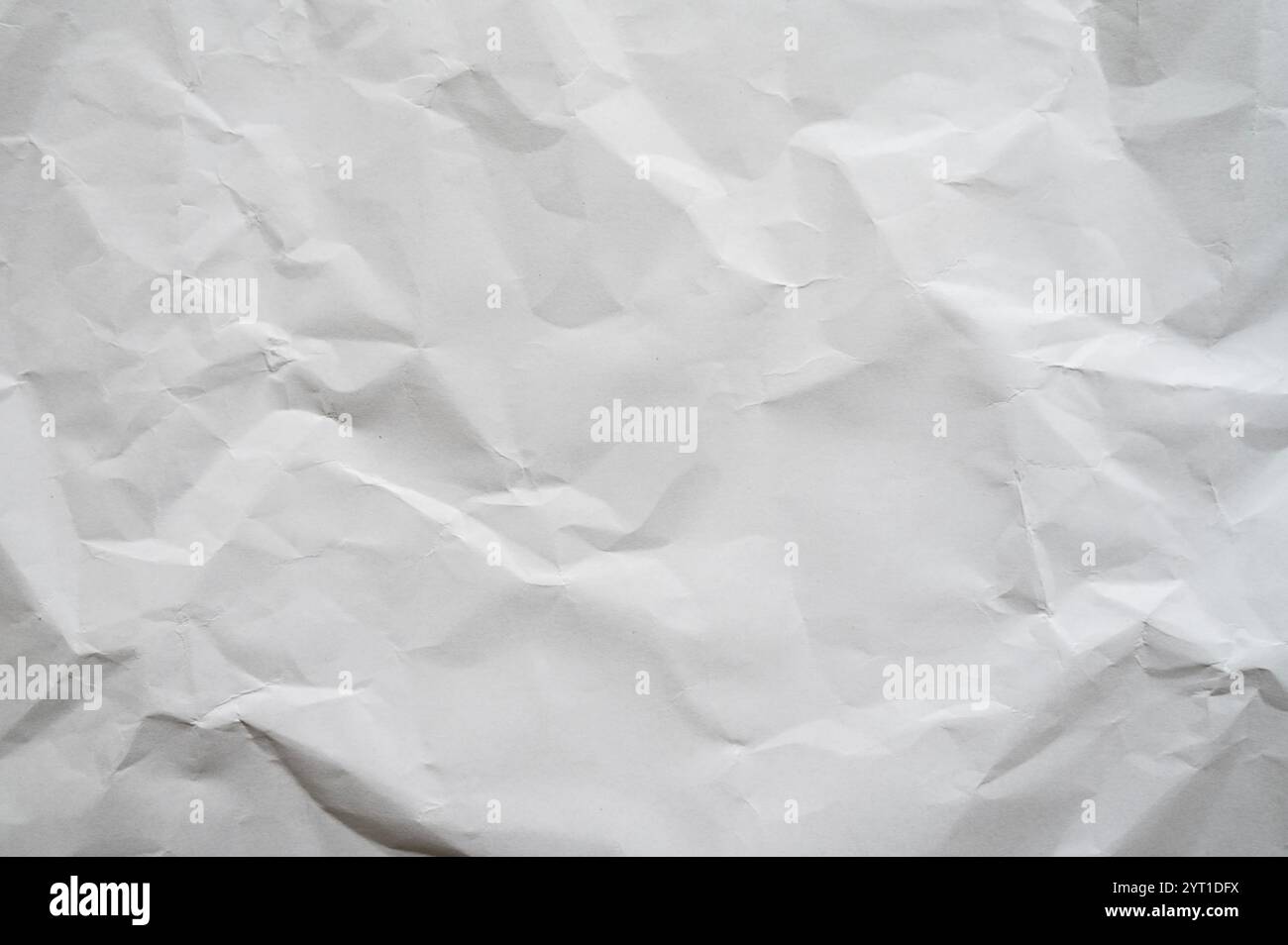 Empty White Crumpled Peace of Paper Texture, Crinkled paper Background ...