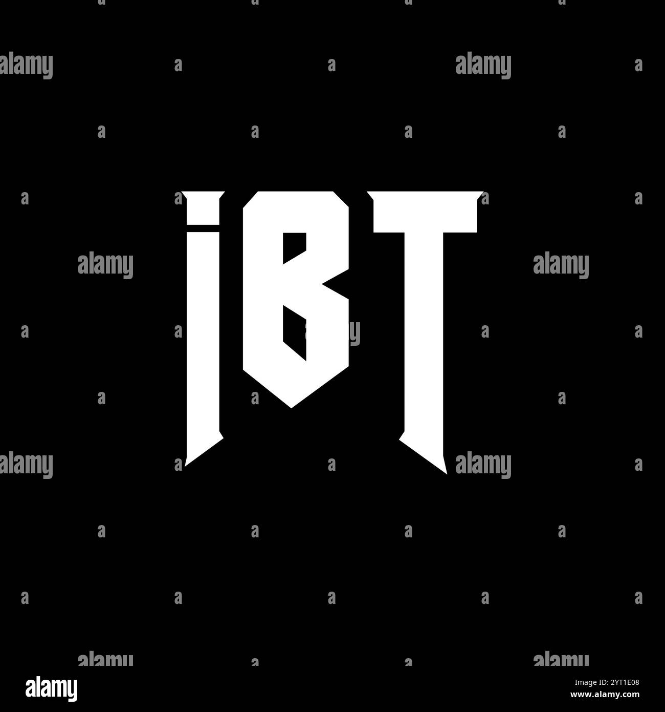 IBT letter logo design for technology company. IBT logo design black ...