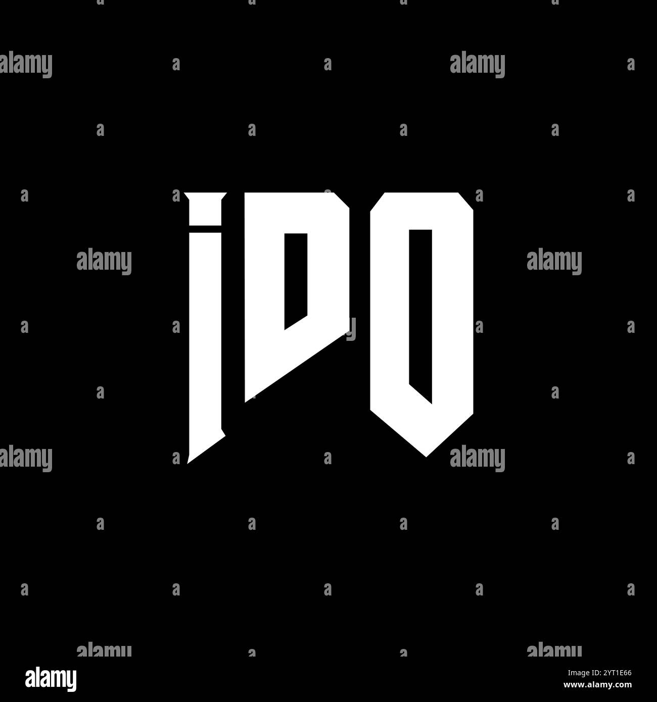 IDO letter logo design for technology company. IDO logo design black ...