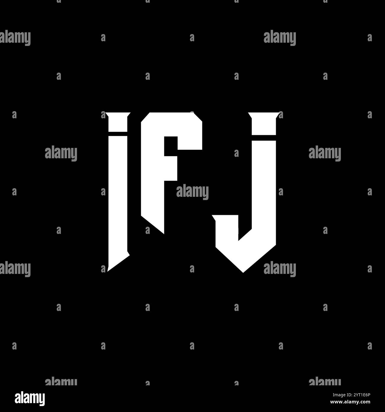 Ifj logo design hi-res stock photography and images - Alamy
